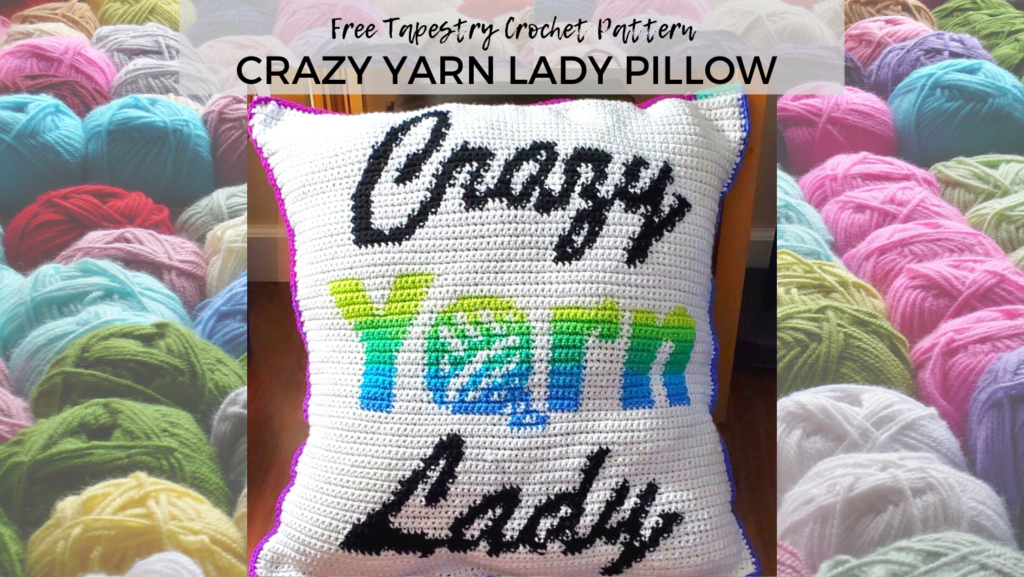 Crazy Yarn Lady Pillow: Free Crochet Pattern - Crafting for Weeks