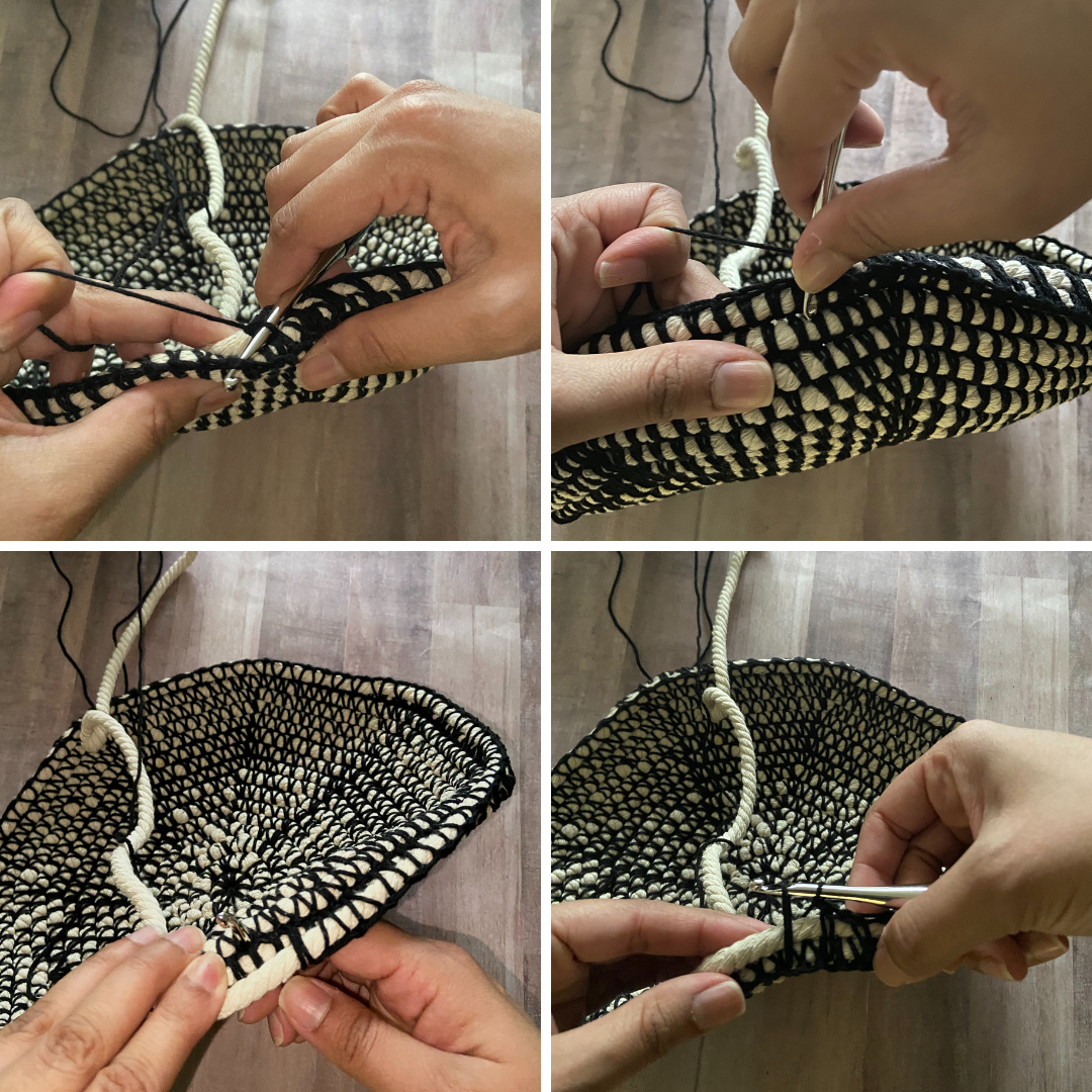 How to Crochet a Rope Basket - Free Pattern & Tutorial - Crafting for Weeks