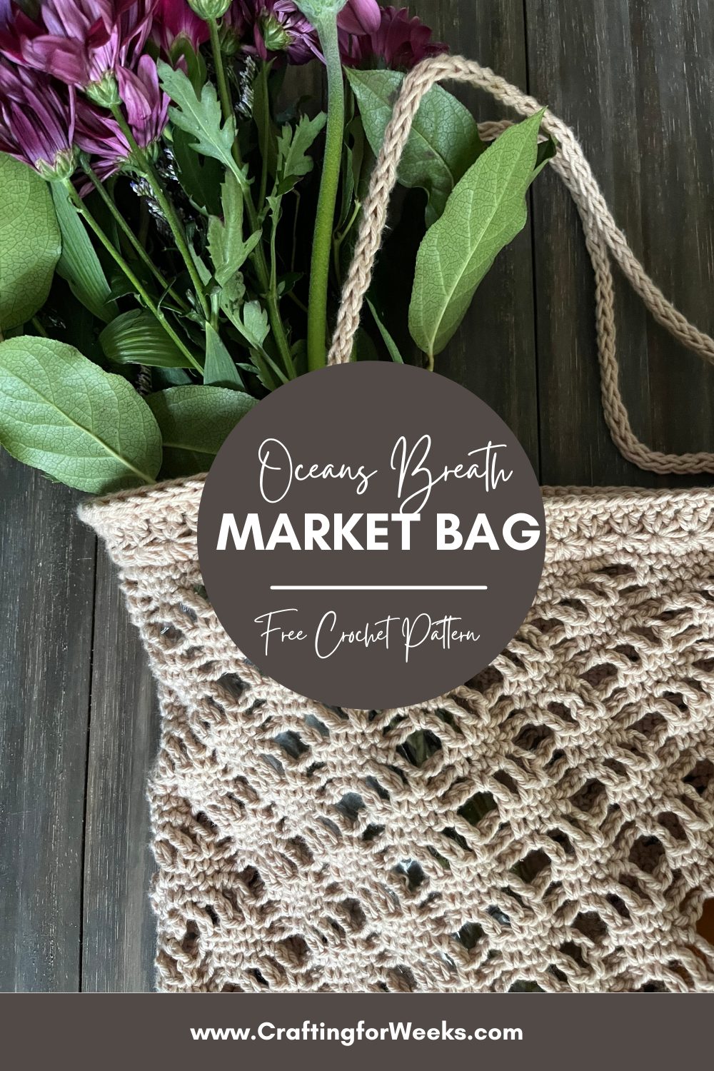 How to Crochet an Elegant Market Bag - Crafting for Weeks