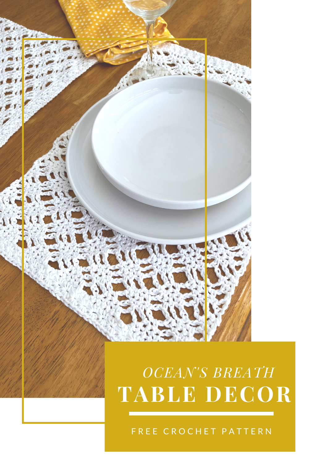How to Crochet a Boho Placemat & Table Runner - Crafting for Weeks