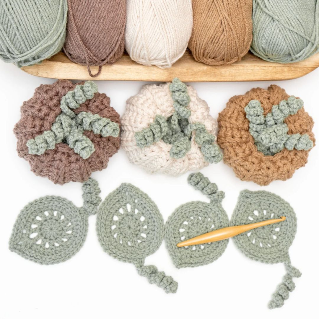 17 Unique Stems for Crochet & DIY Pumpkins - Crafting for Weeks