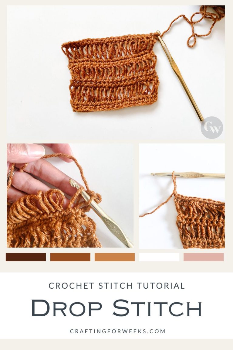 How to Crochet the Drop Stitch - Crafting for Weeks